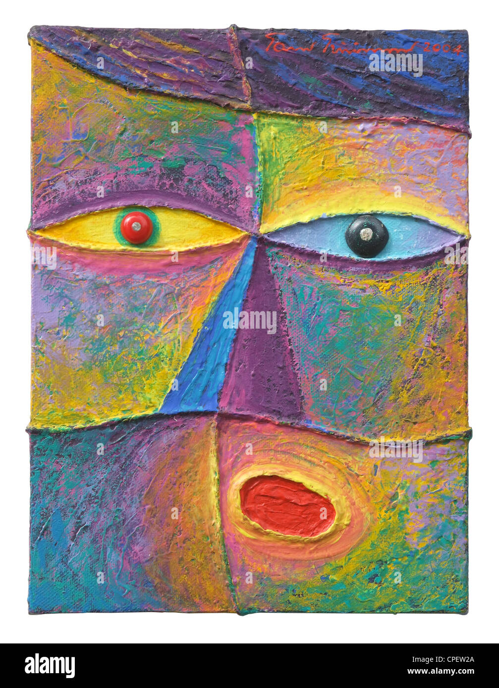 Abstract human face painting hi-res stock photography and images - Alamy