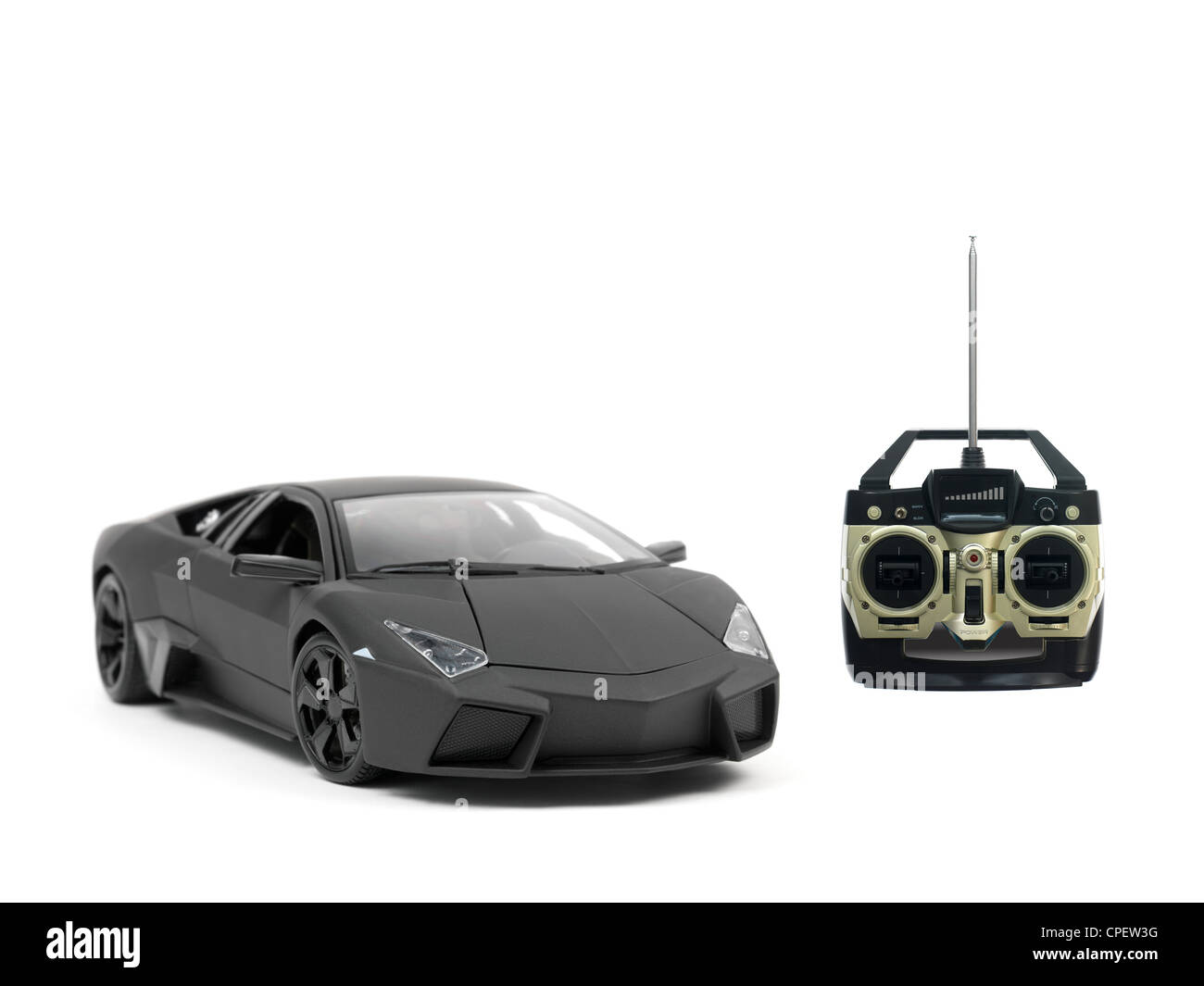 Remote control vehicles isolated against a white background Stock Photo ...