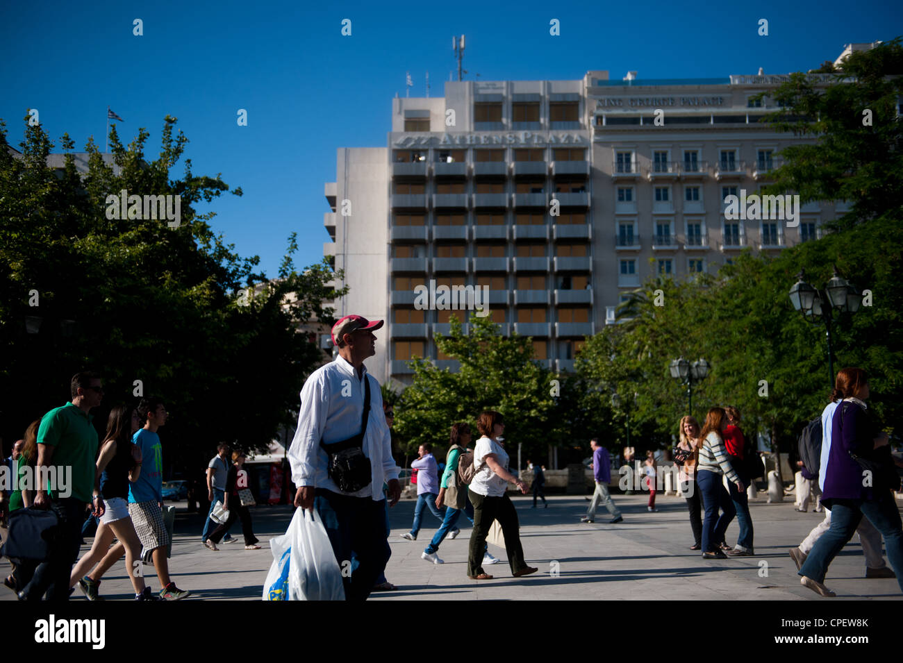 Athens constitution square hi-res stock photography and images - Alamy