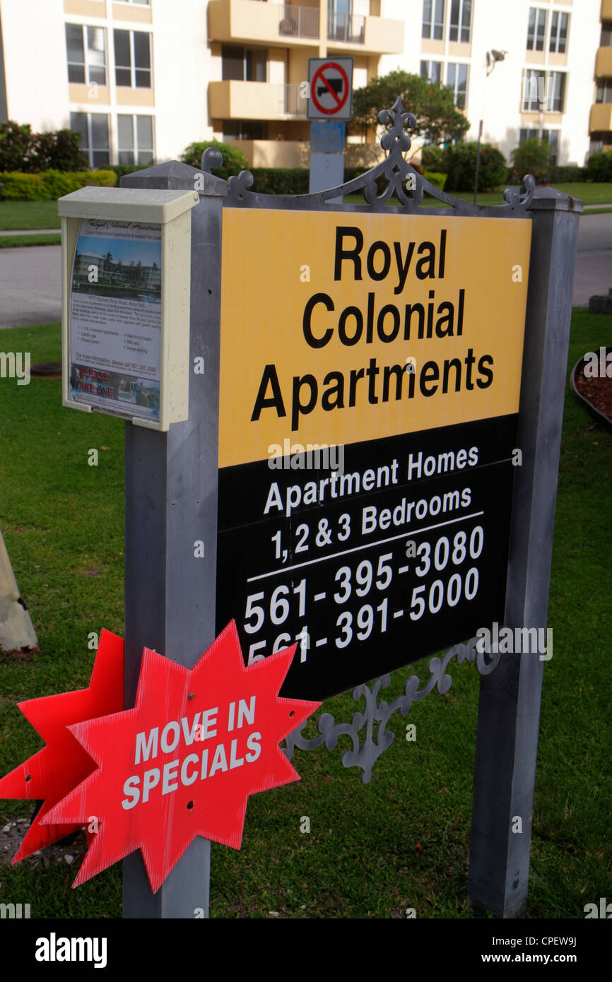 Boca Raton Florida,Palm Beach County,East Camino Real,sign,logo,rental ...