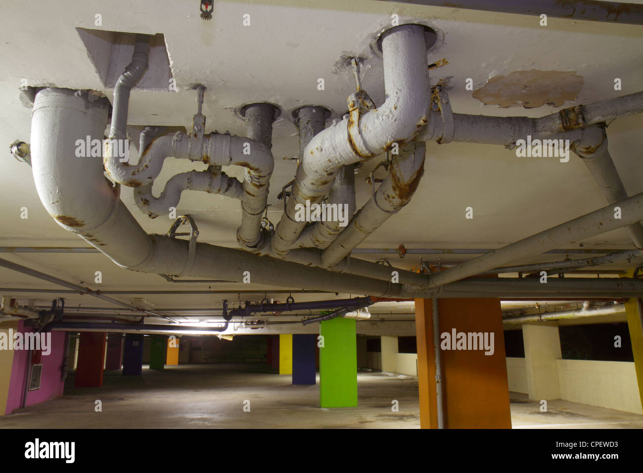 Florida Palm Beach County,Boca Raton,parking garage,empty,exposed ...