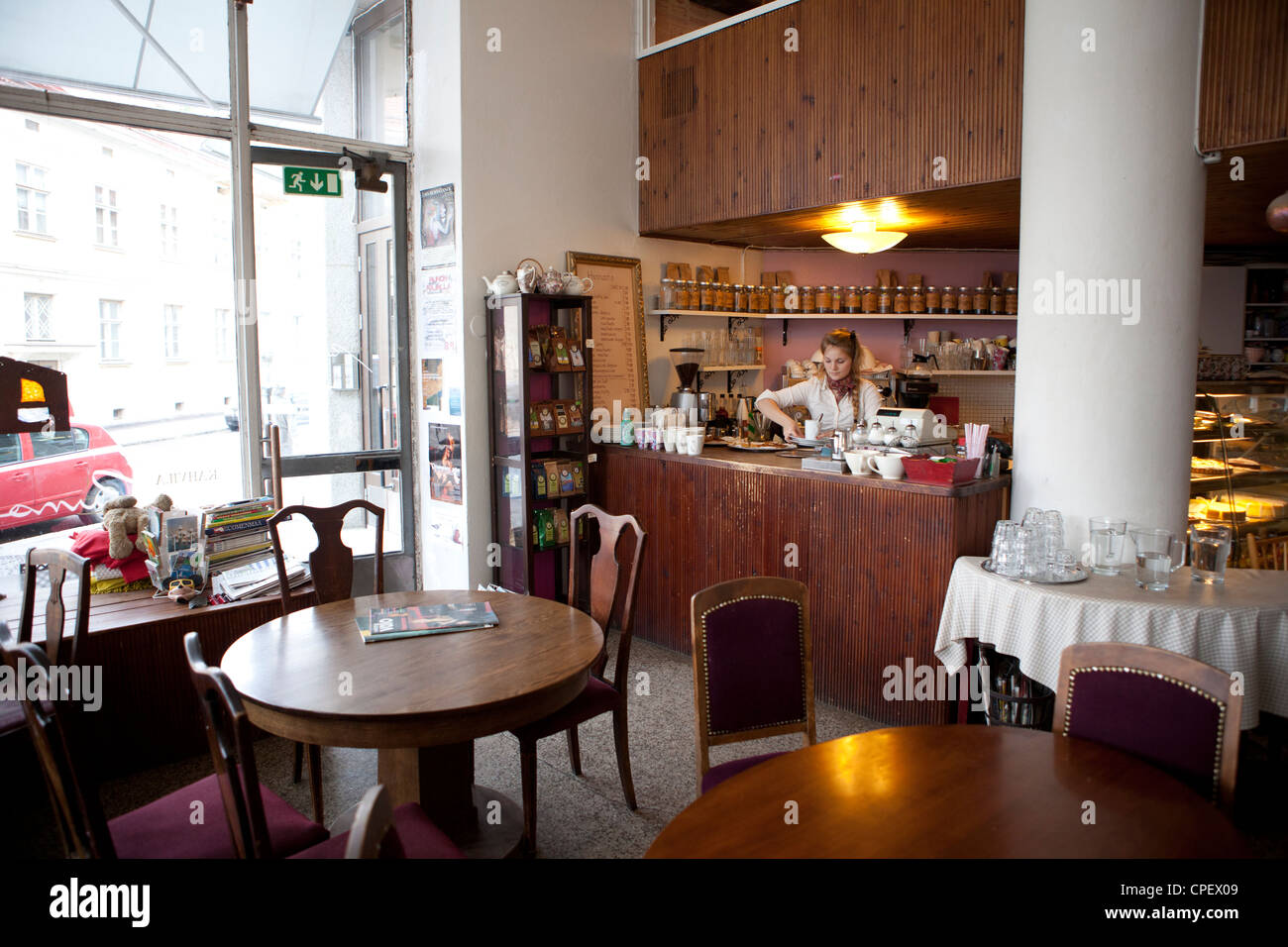 Cafe Tampere Finland Stock Photo - Alamy