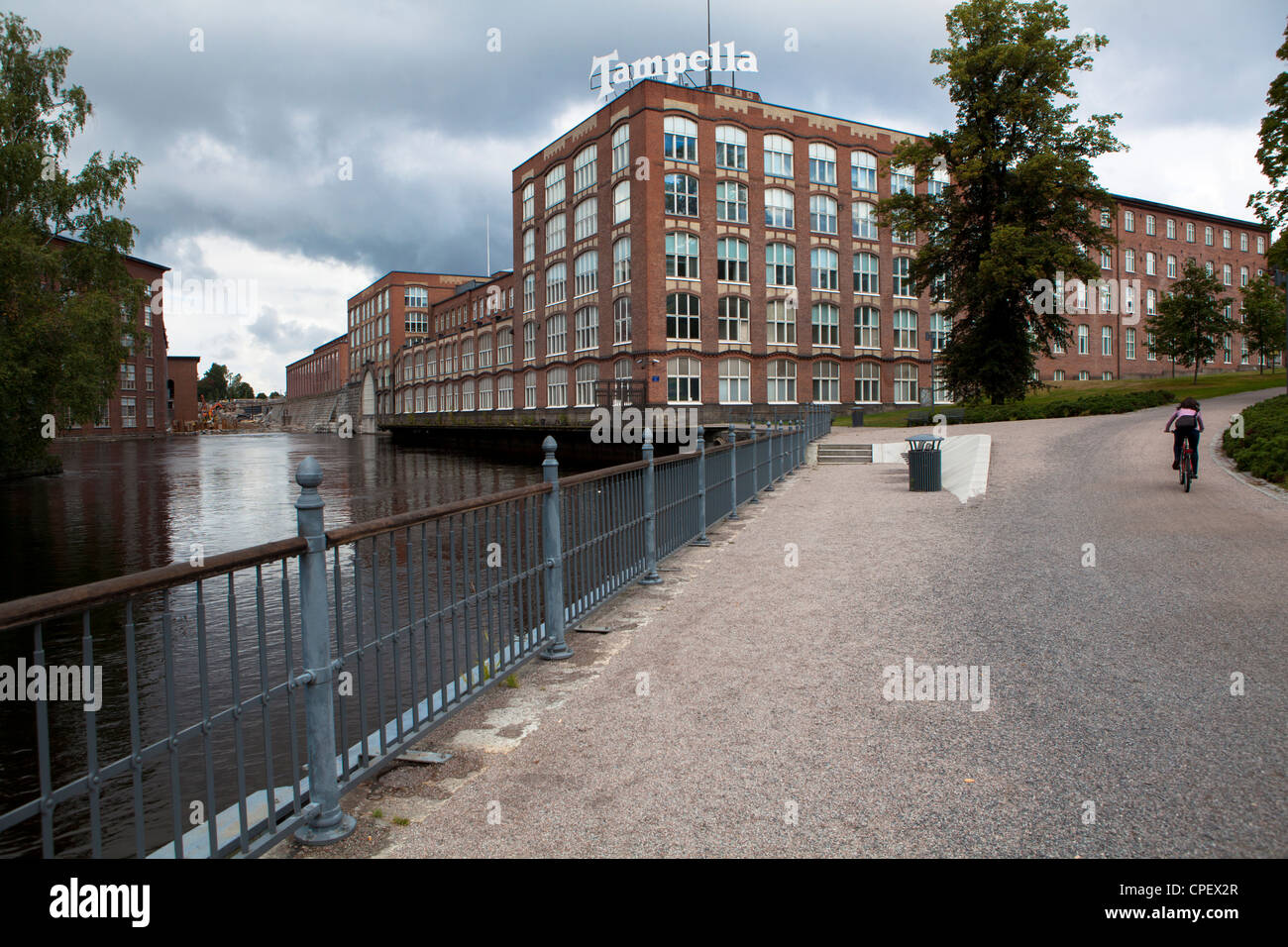 Old factory by the river Tampere Finland Stock Photo - Alamy
