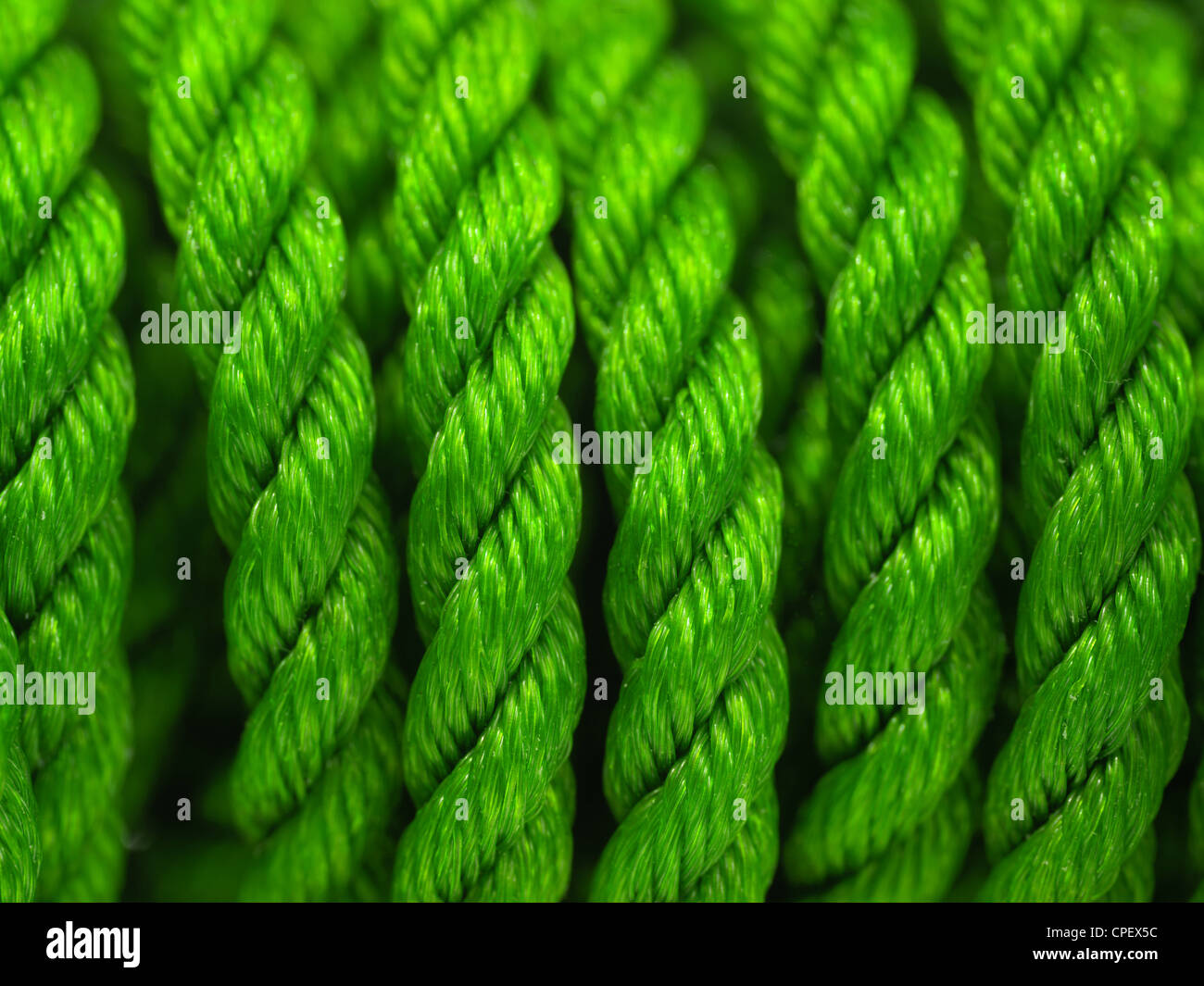 Pieces of rope isolated against a white background Stock Photo - Alamy