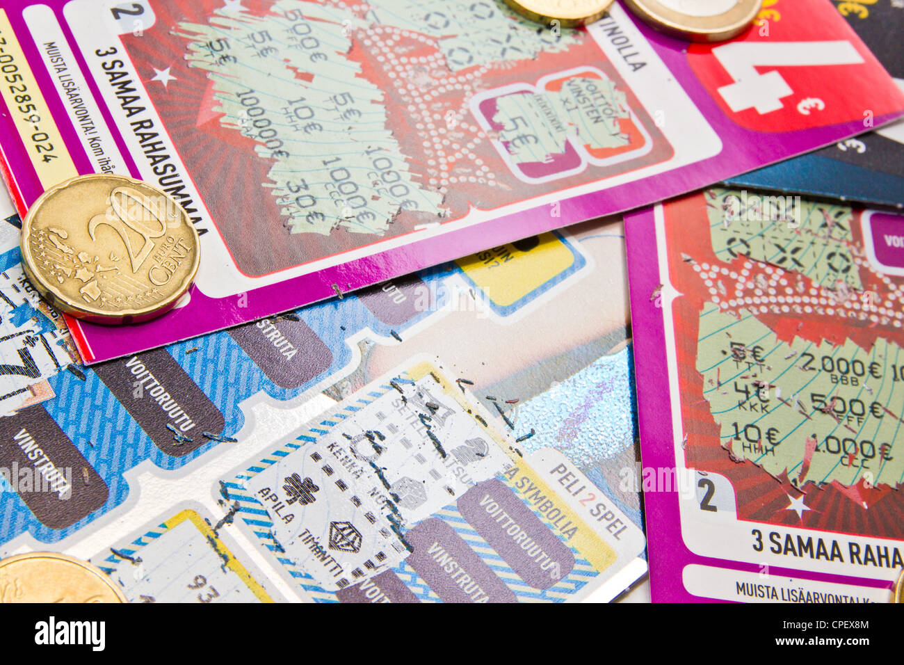 Scratch cards hi-res stock photography and images - Alamy