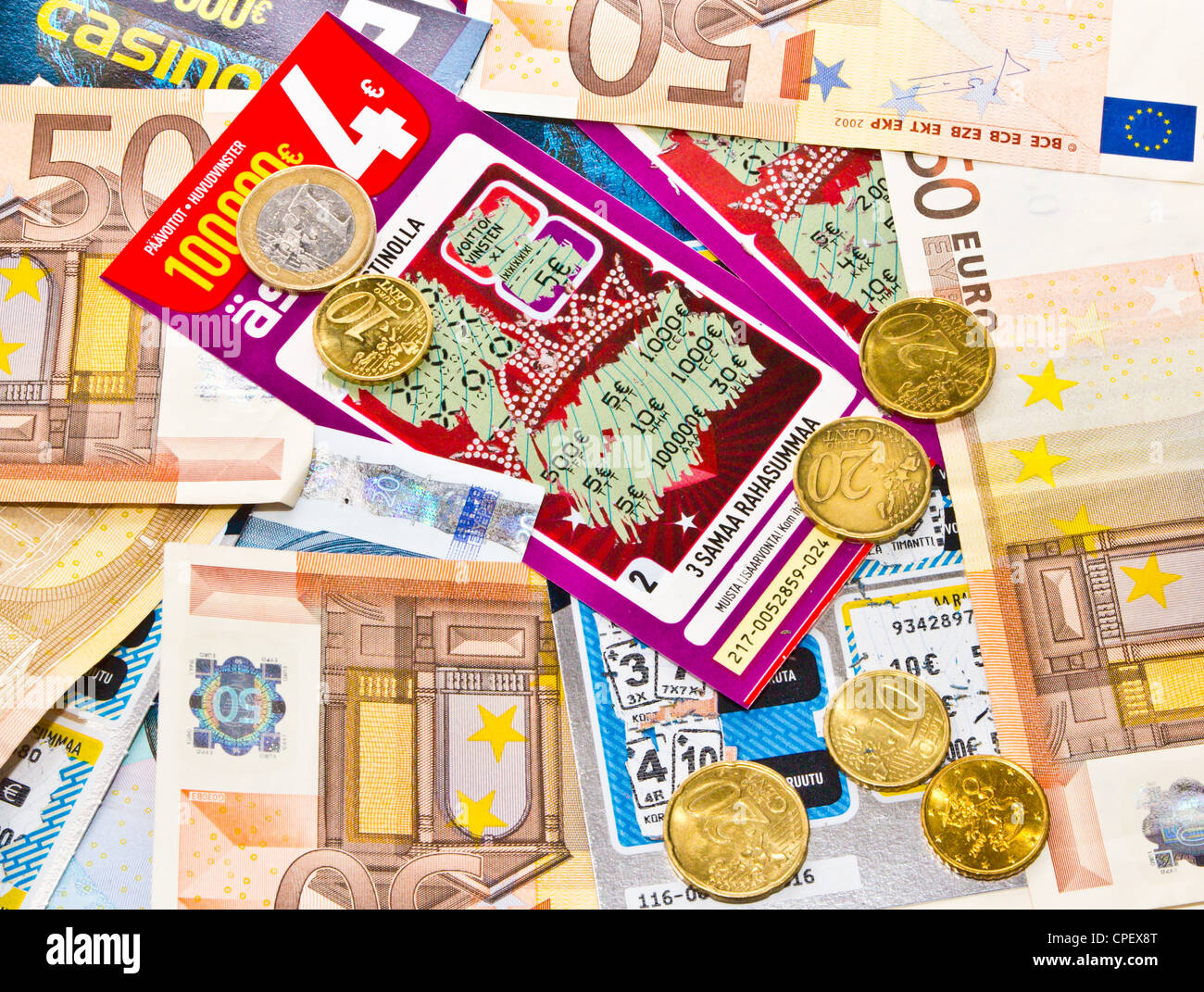 Scratch lotto cards hi-res stock photography and images - Alamy