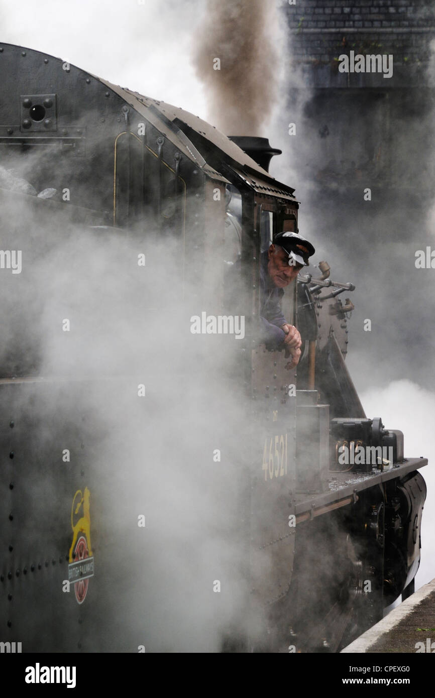1950s train driver uk hi-res stock photography and images - Alamy