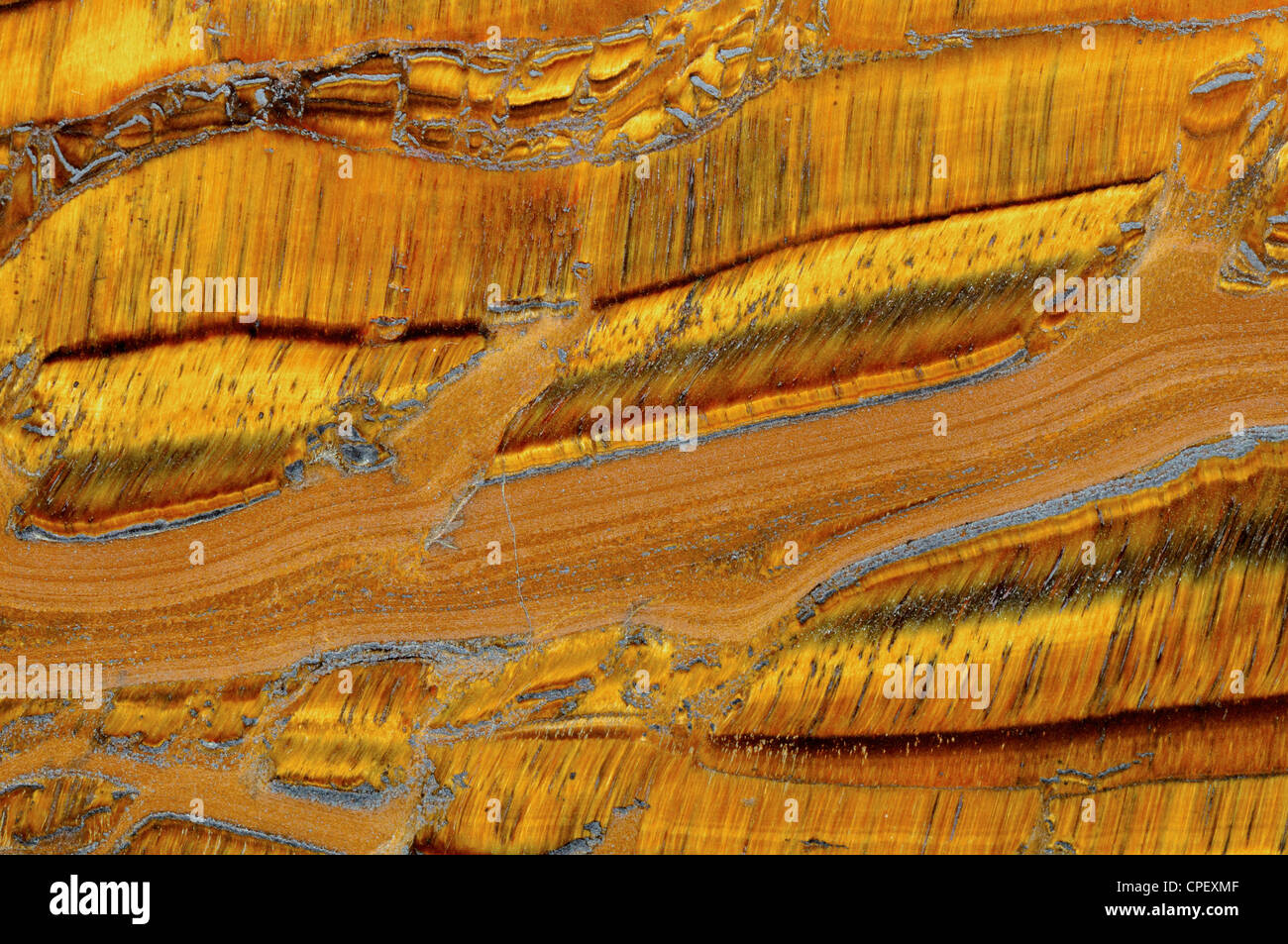 Semi precious stone cross section Stock Photo - Alamy