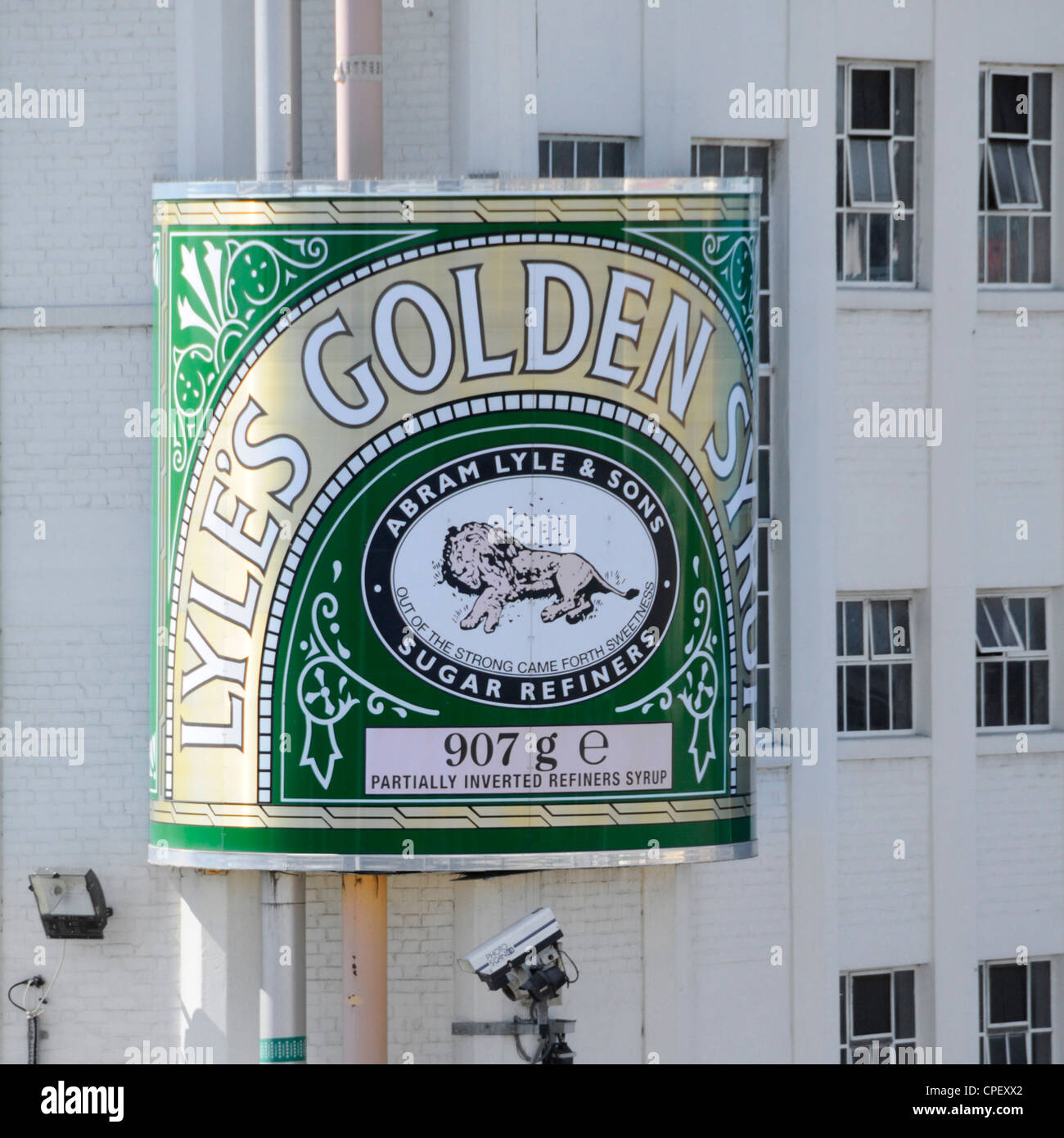 Big large Lyles Golden Syrup tin can on corner of Tate & Lyle syrup ...