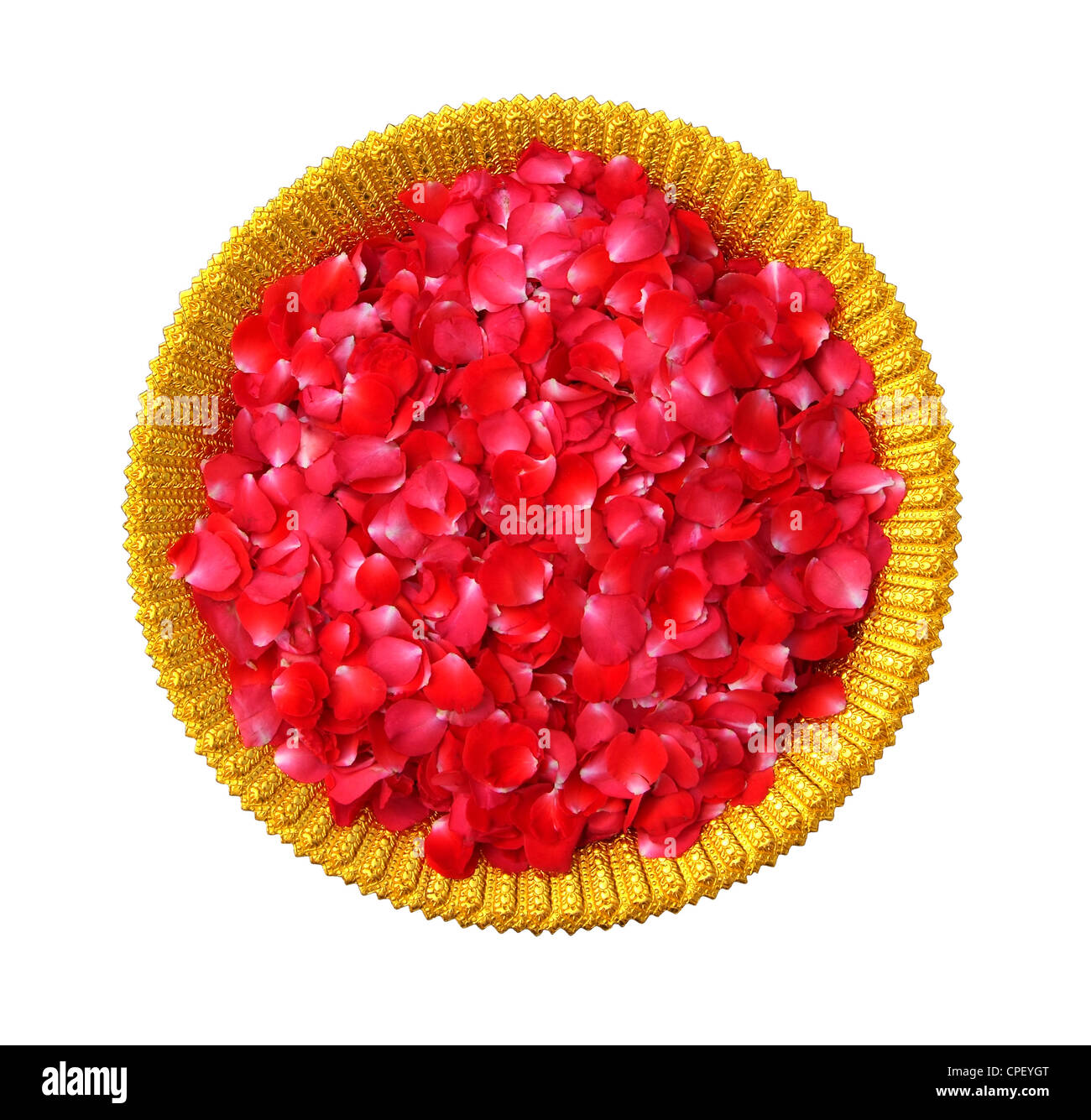 Golden rose wallpaper Cut Out Stock Images & Pictures - Alamy