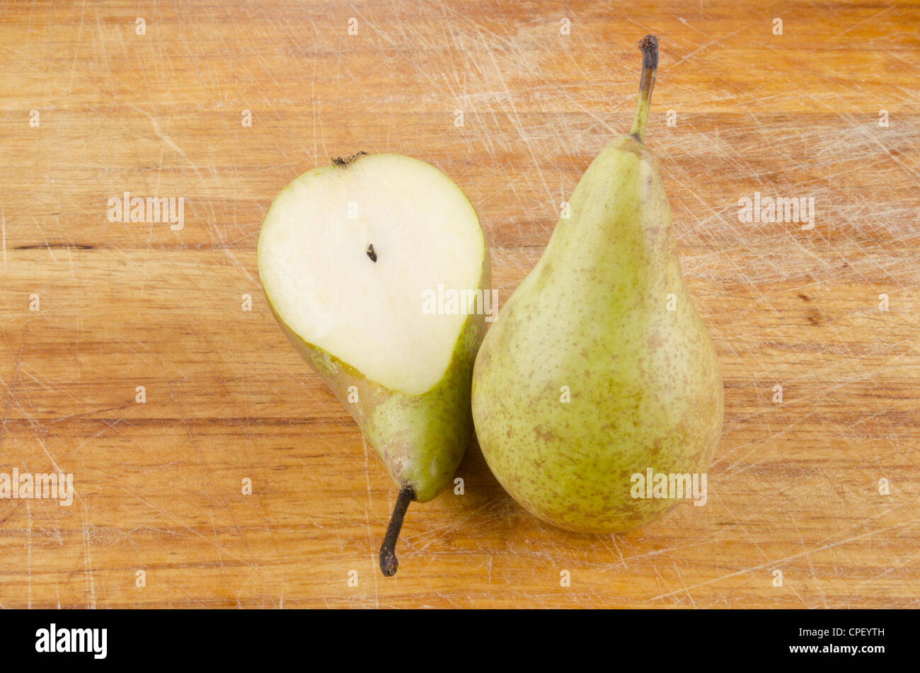 Half pear hi-res stock photography and images - Alamy
