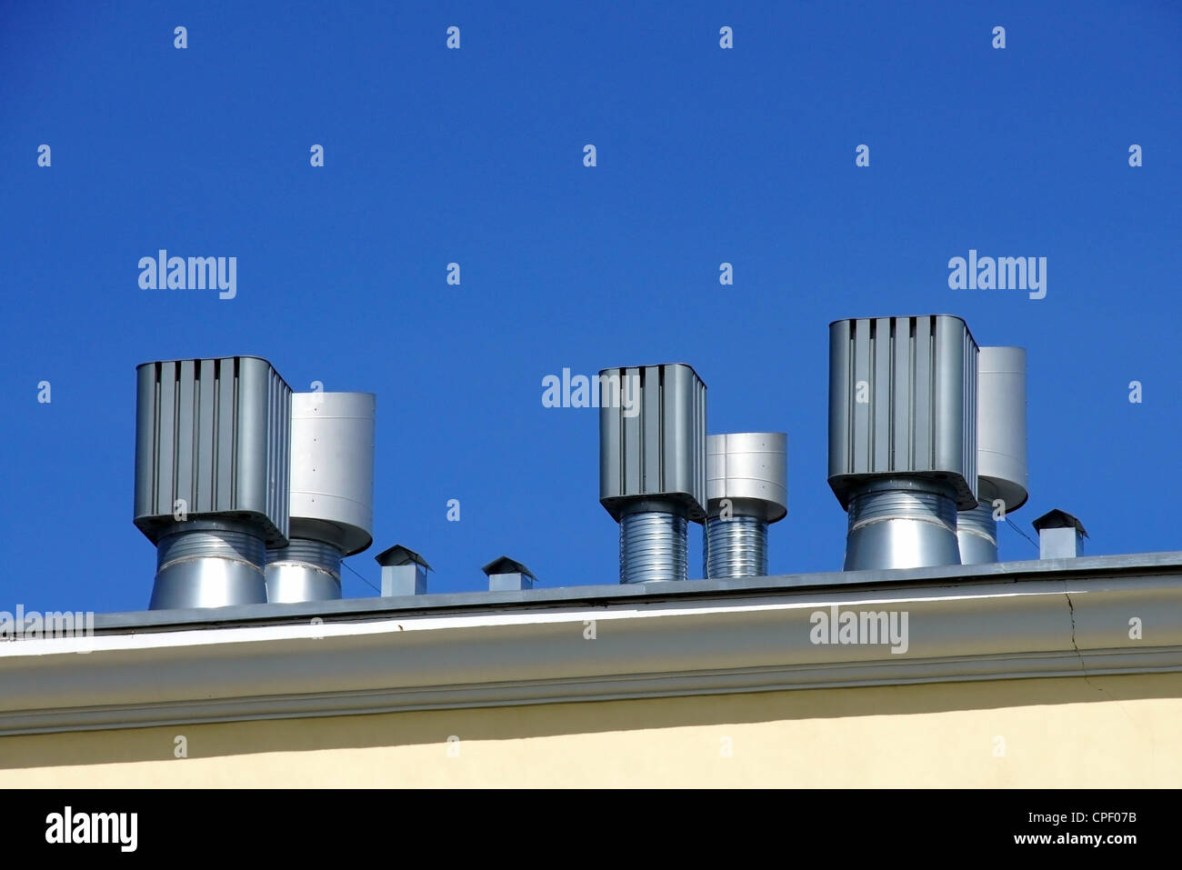 The stream of fresh air acts from a roof Stock Photo - Alamy