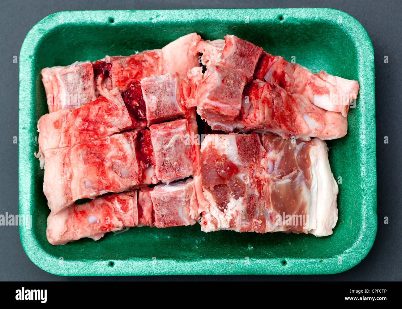 Pack of Lamb Bones for Making Stock Stock Photo - Alamy