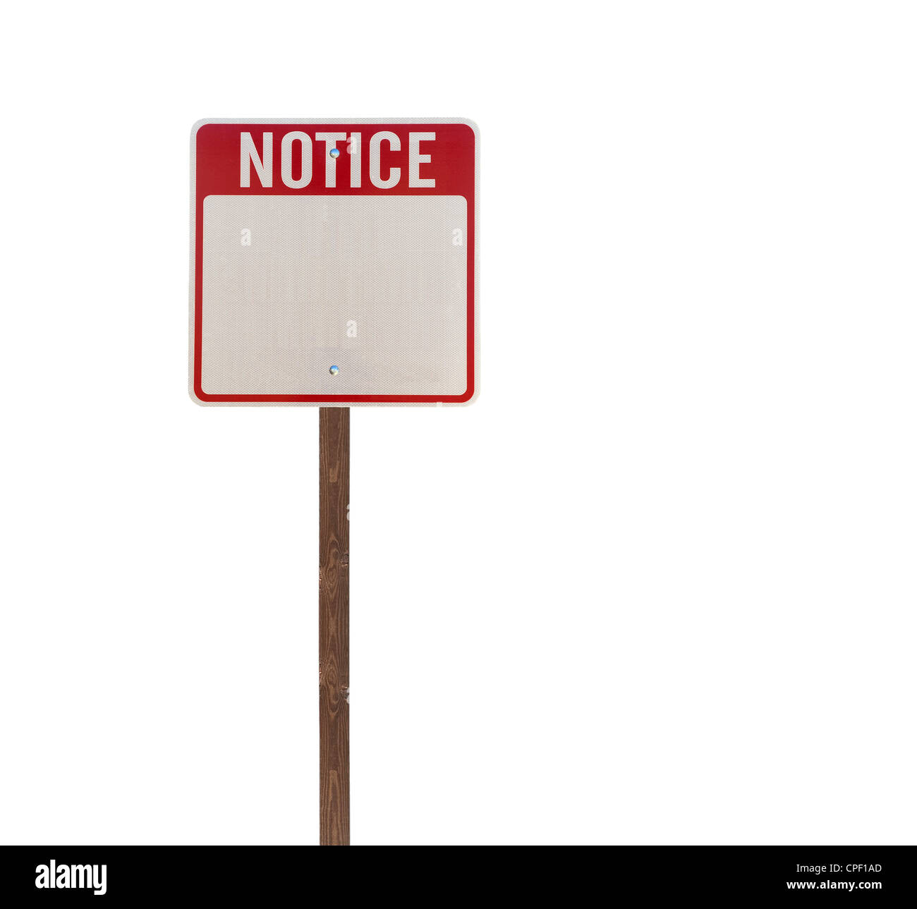 Red Notice Sign