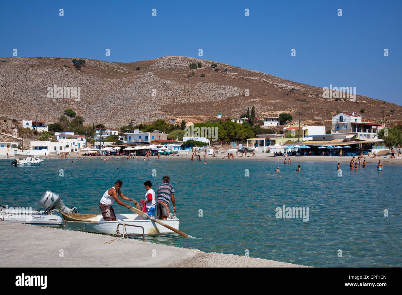 The Island of Pserimos in the Dodecanese Greece Stock Photo - Alamy