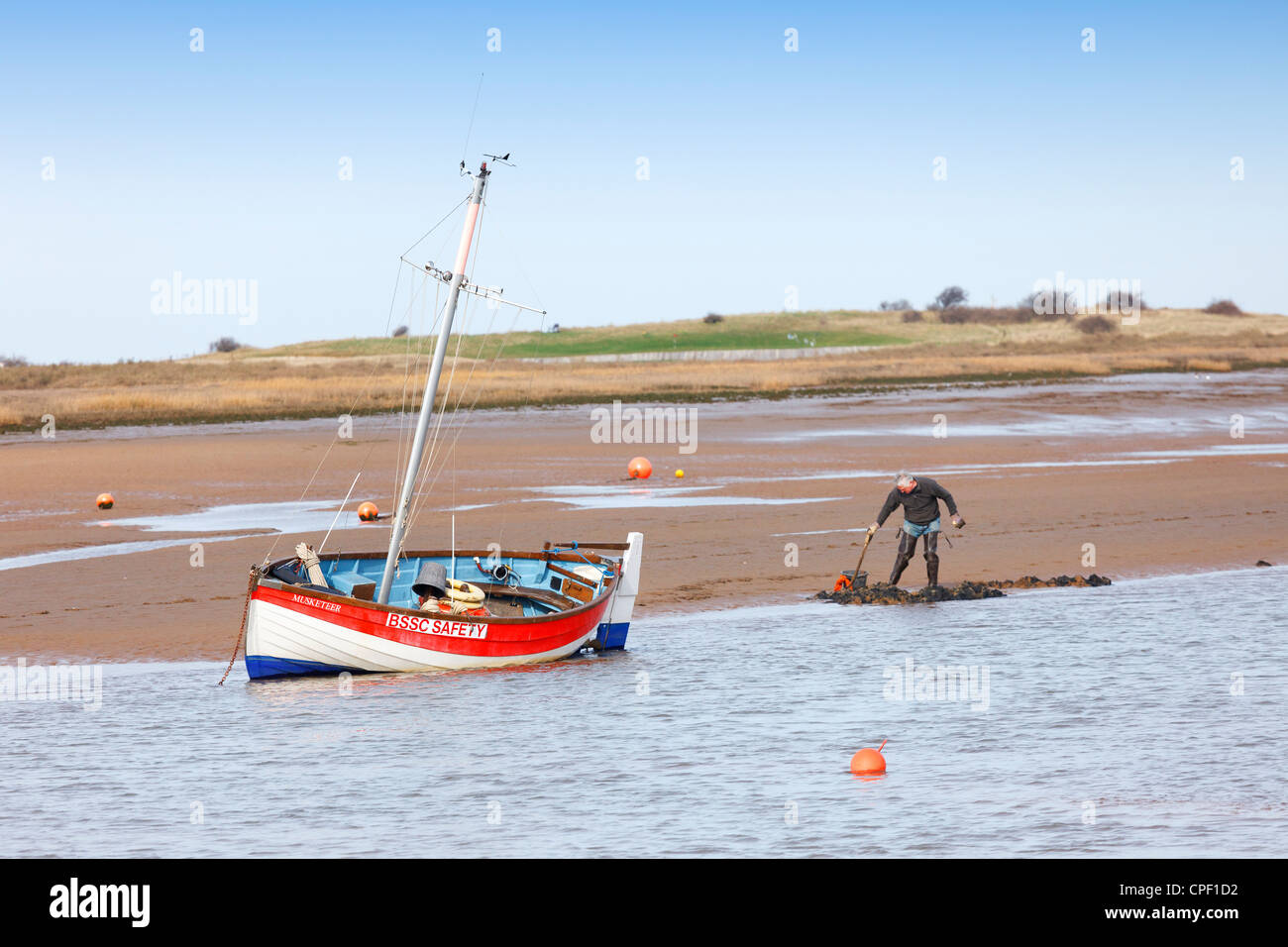 The peaceful out of season "salt marsh" inlets on the "North Norfolk ...
