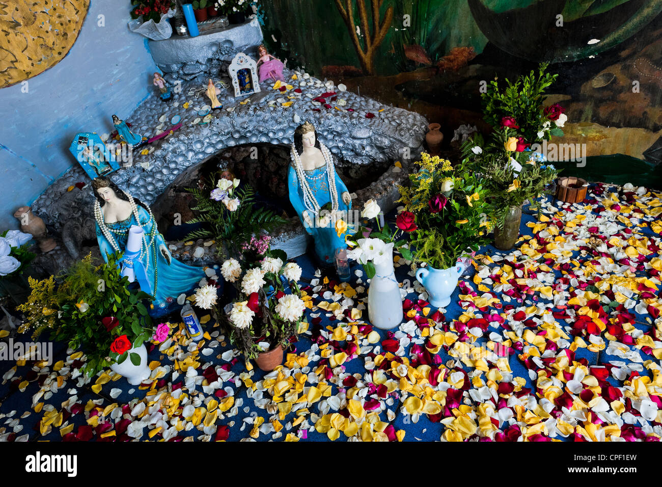 Brazil yemanja shrine hi-res stock photography and images - Alamy