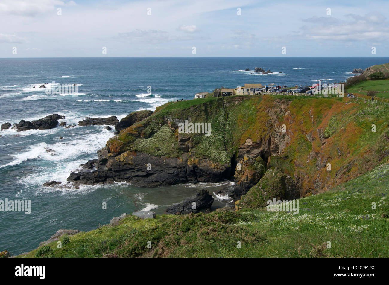 The Lizard Point in Cornwall, the most southerly part of the mainland ...