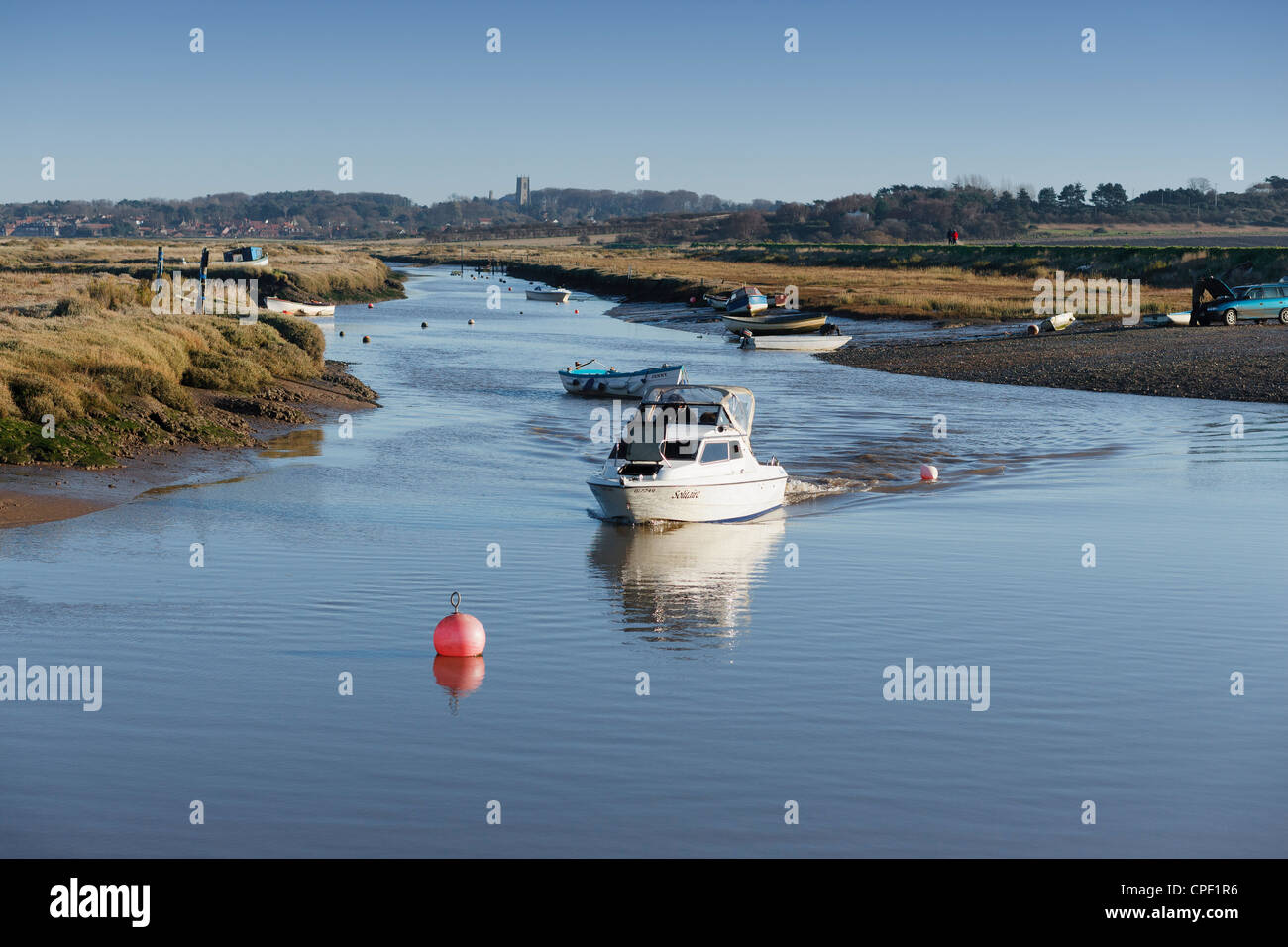 The peaceful out of season "salt marsh" inlets on the "North Norfolk ...