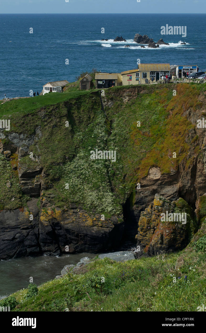 The Lizard Point in Cornwall, the most southerly part of the mainland ...