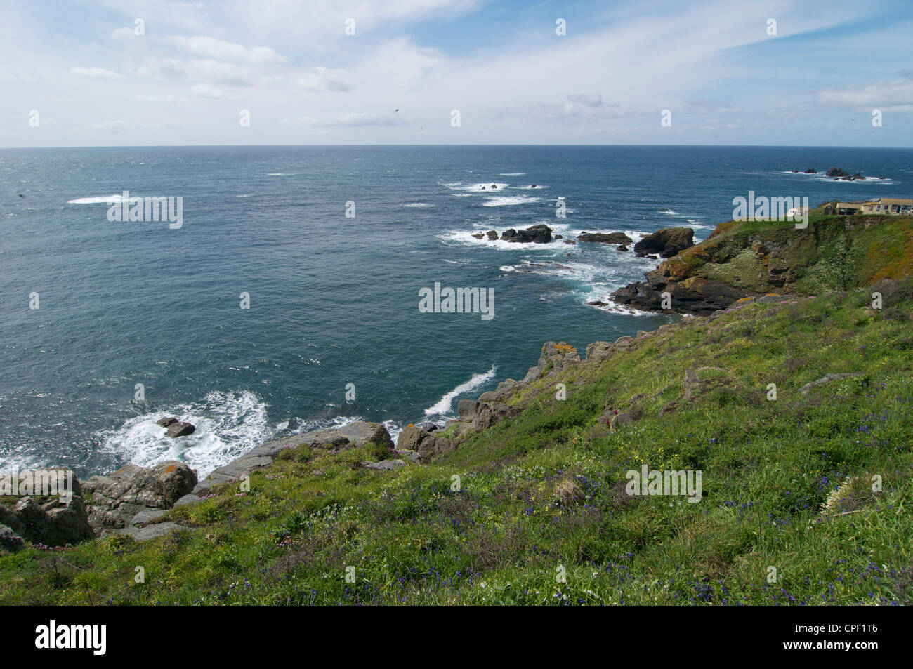 The Lizard Point in Cornwall, the most southerly part of the mainland ...