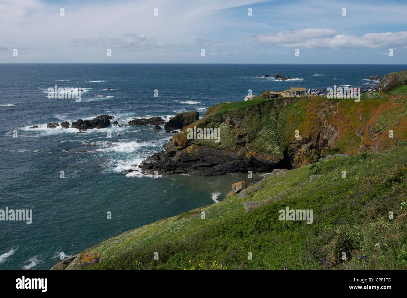 The Lizard Point in Cornwall, the most southerly part of the mainland ...