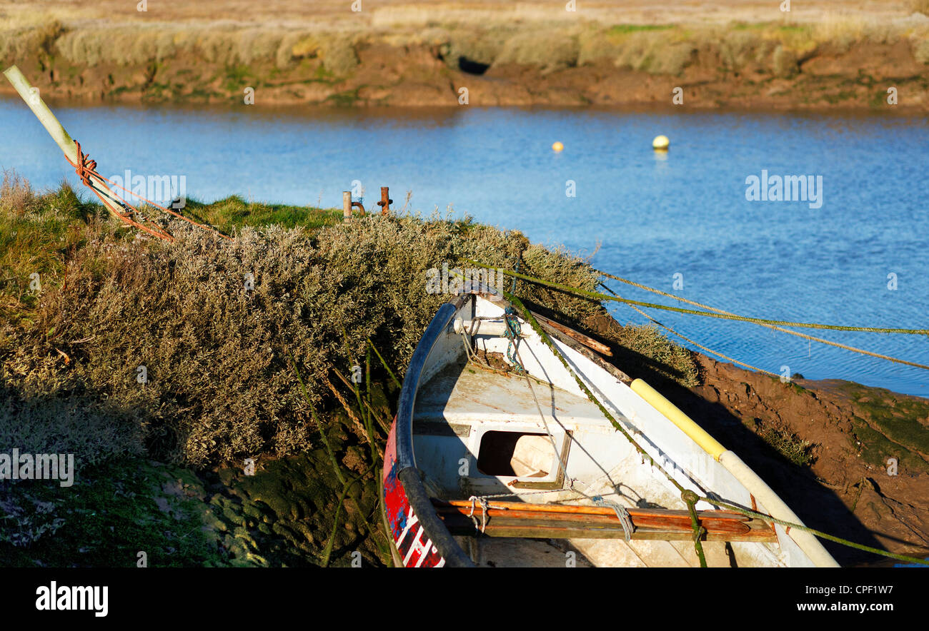 The peaceful out of season "salt marsh" inlets on the "North Norfolk ...