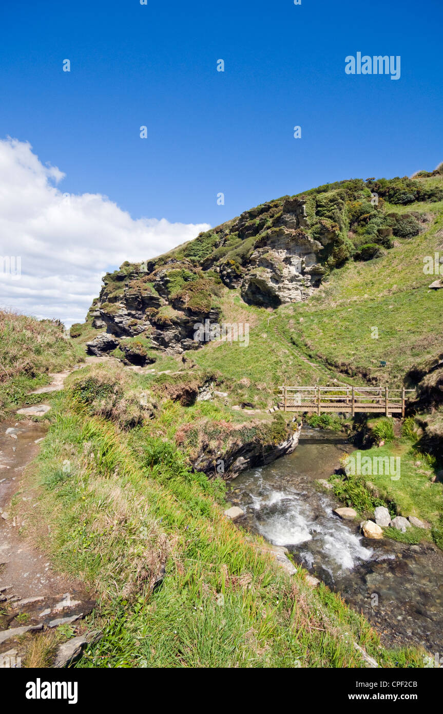Rocky Valley on the South West Coast Path between Boscastle and ...