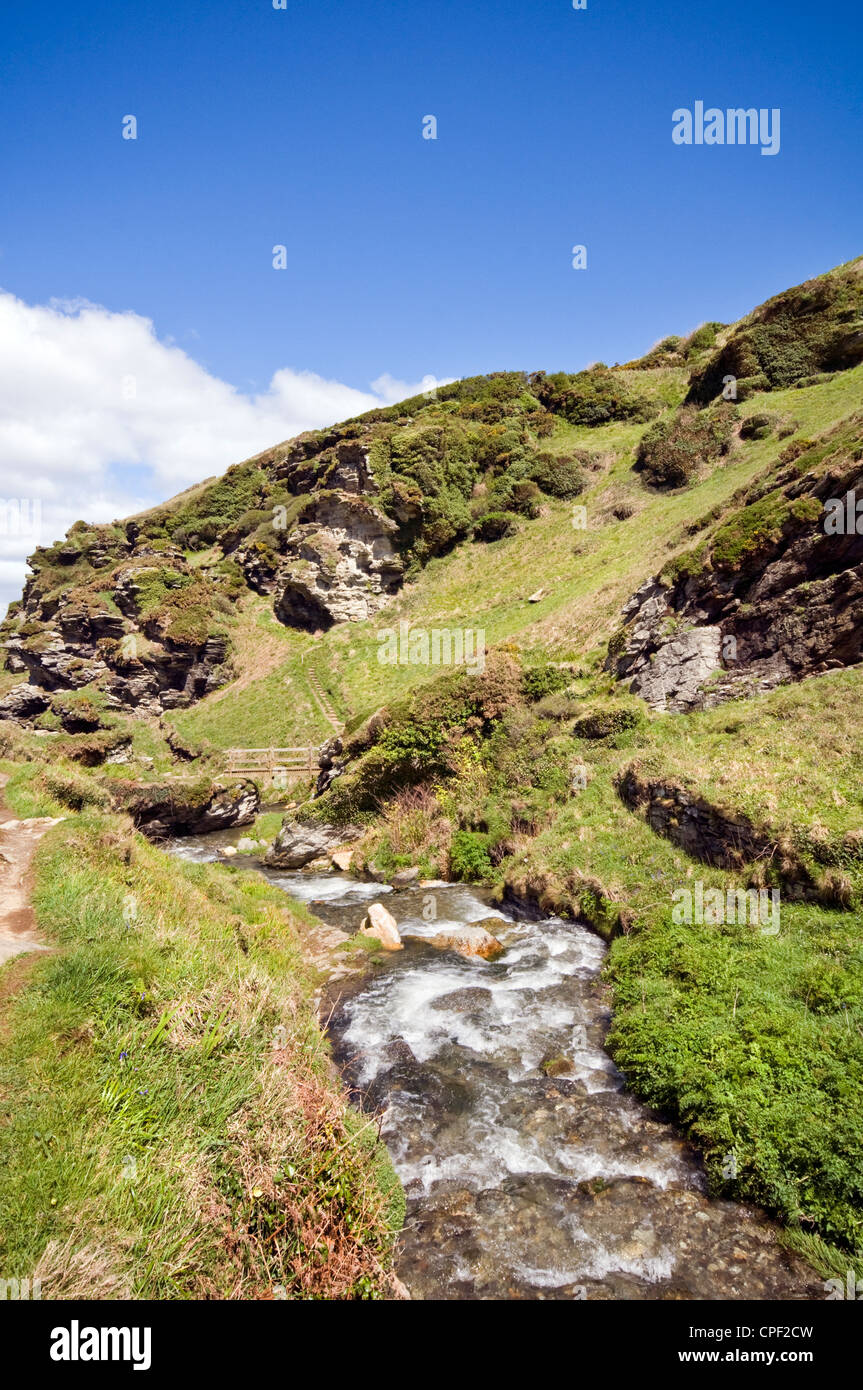 Rocky Valley on the South West Coast Path between Boscastle and ...