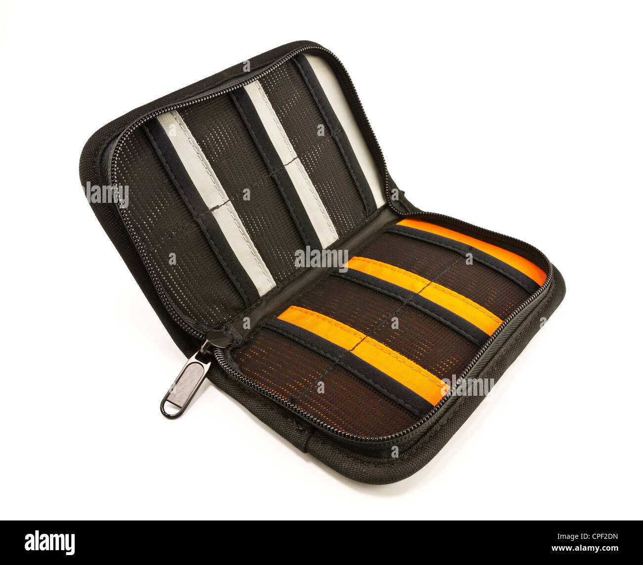 Memory card container isolated on white background Stock Photo - Alamy