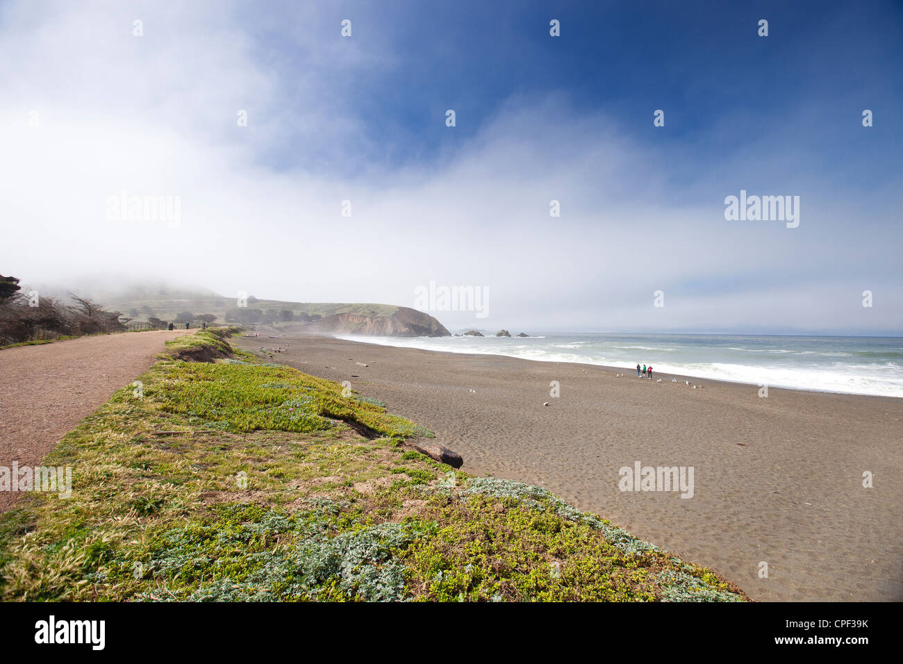 Sharp Park Beach Stock Photo - Alamy