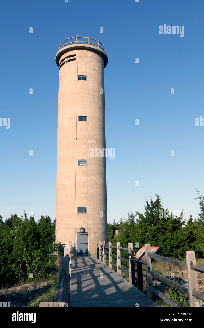 Fire Control Tower No. 23. A WWII observation tower protecting the ...