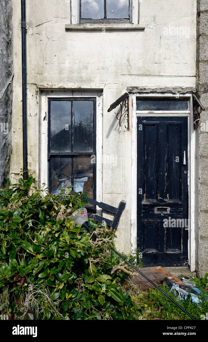 A run down home, UK Stock Photo - Alamy