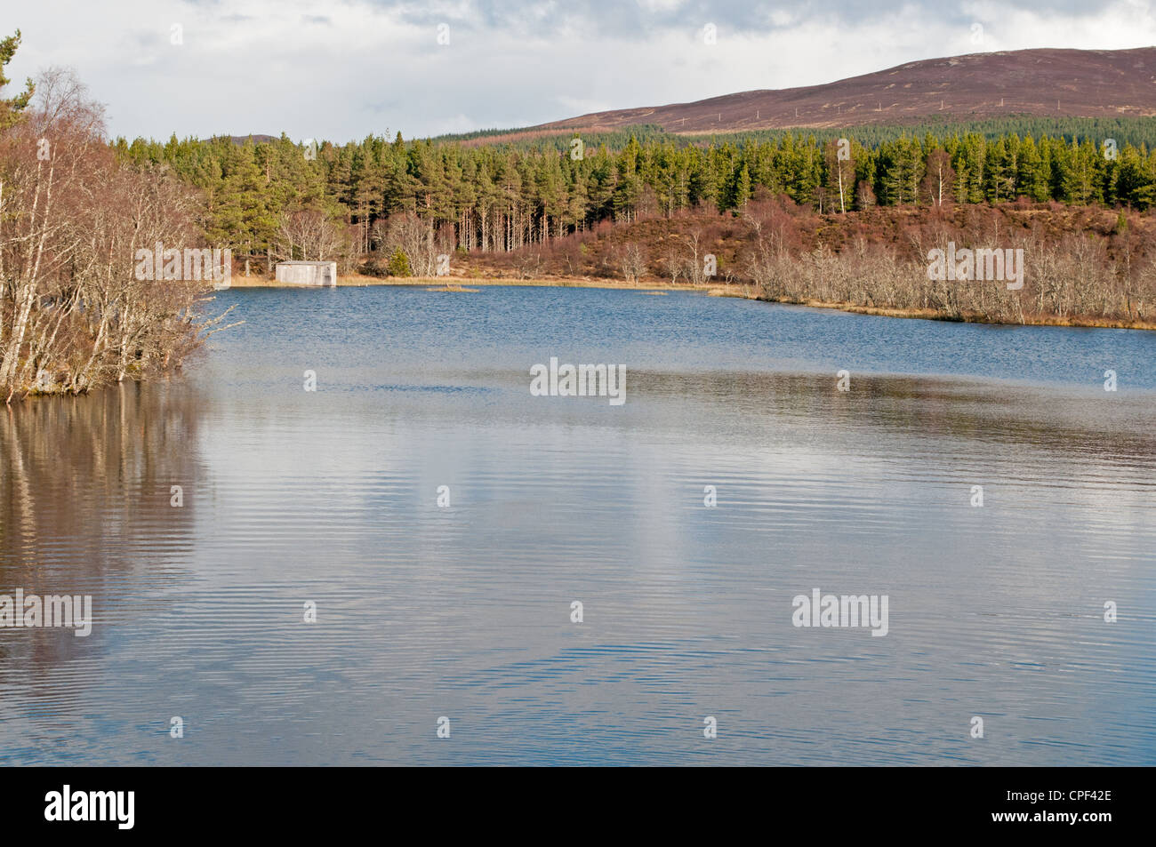 A small kettle lochan at Littlemill, Inverness-shire Stock Photo - Alamy