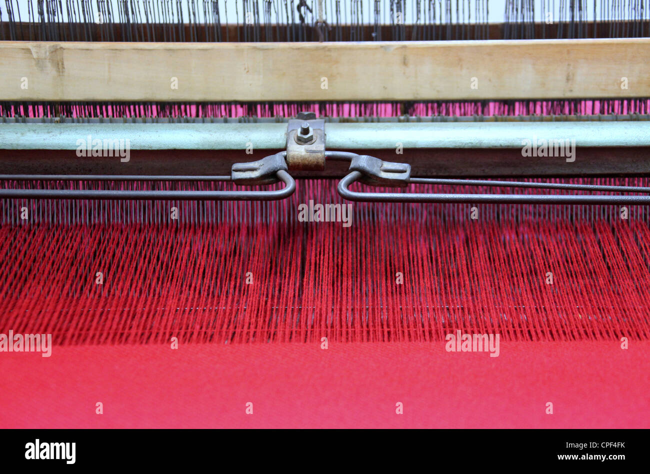 Mechanical weaving loom hi-res stock photography and images - Alamy