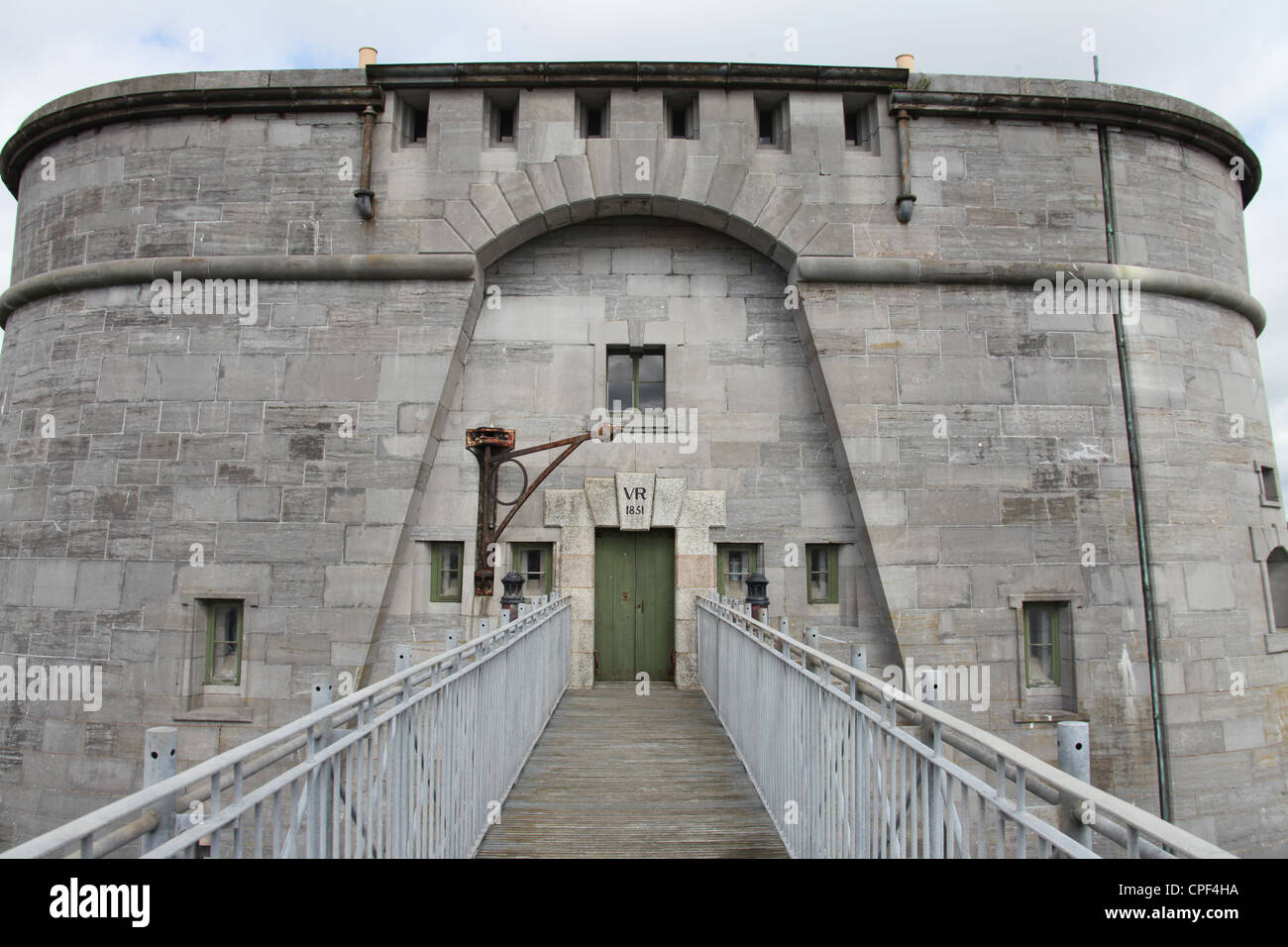 The Martello Tower on Front Street in Pembroke Dock Stock Photo - Alamy