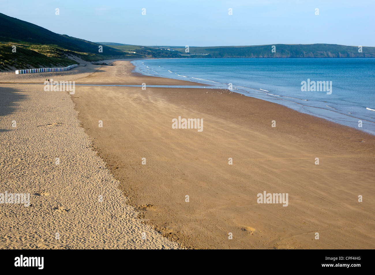 Woolacombe Bay Devon Stock Photo - Alamy