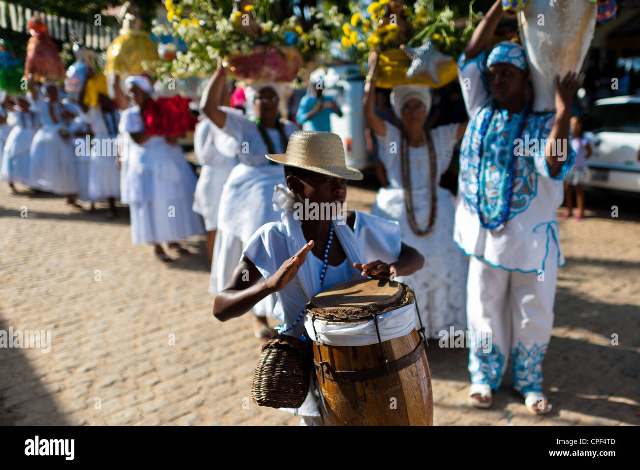 Candomble drum hi-res stock photography and images - Alamy