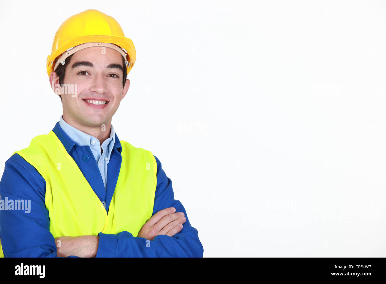 Portrait of a young traffic controller Stock Photo - Alamy