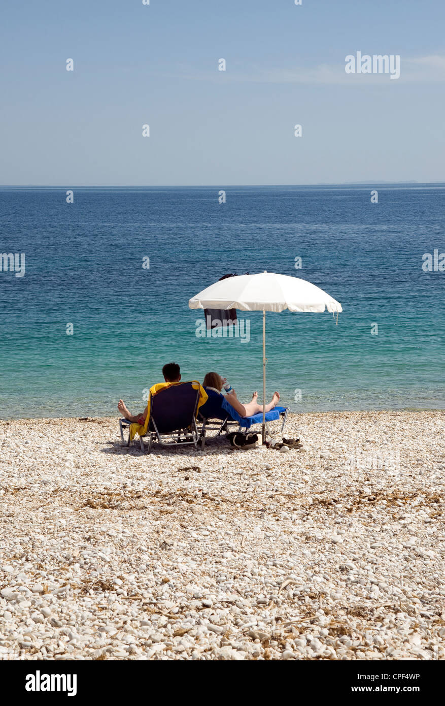 Couple bathing sea hi-res stock photography and images - Alamy