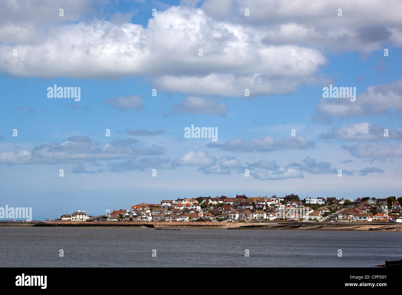 View to Swalecliffe from Whitstable Stock Photo - Alamy