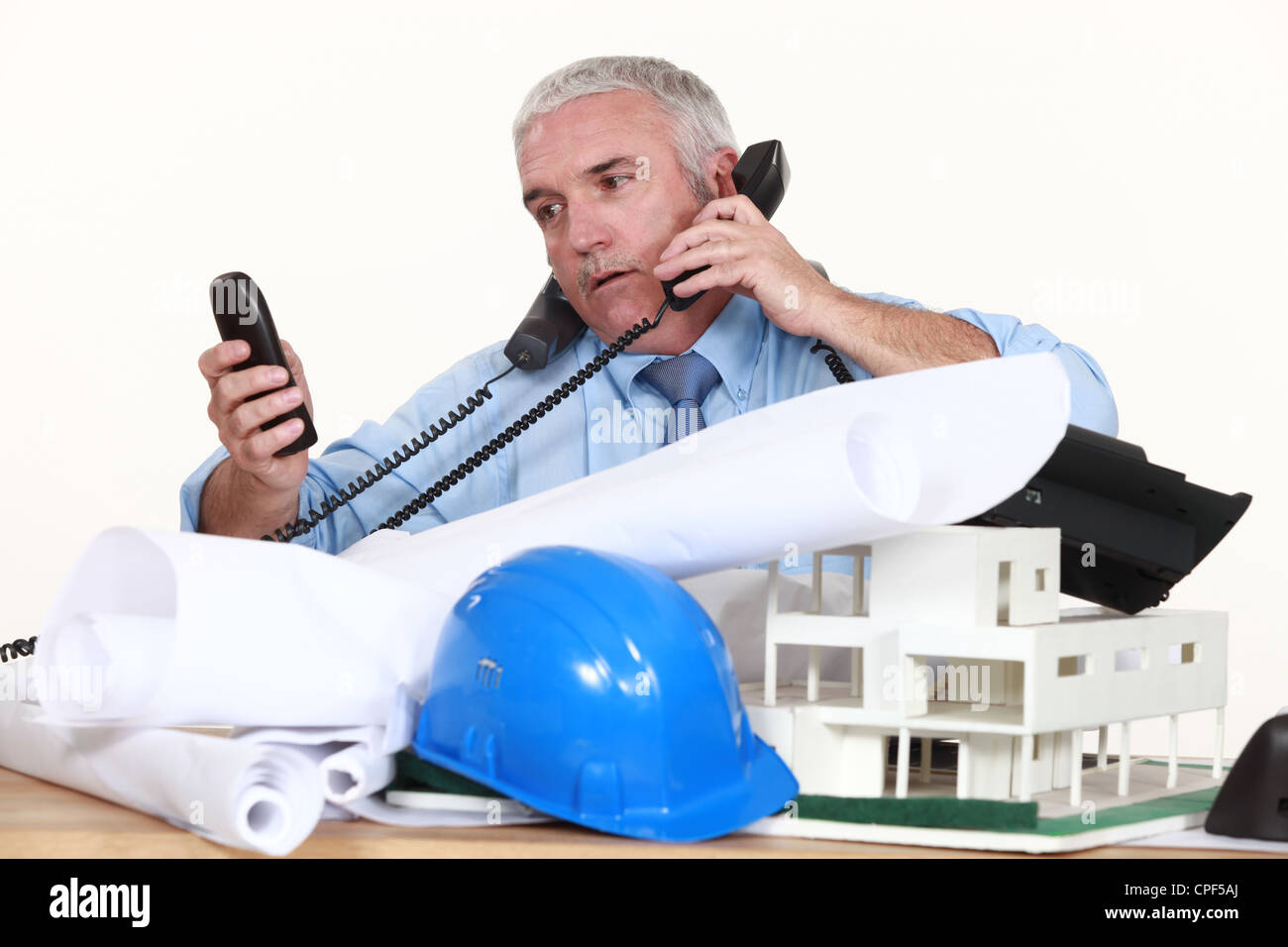 Engaged the architect hi-res stock photography and images - Alamy