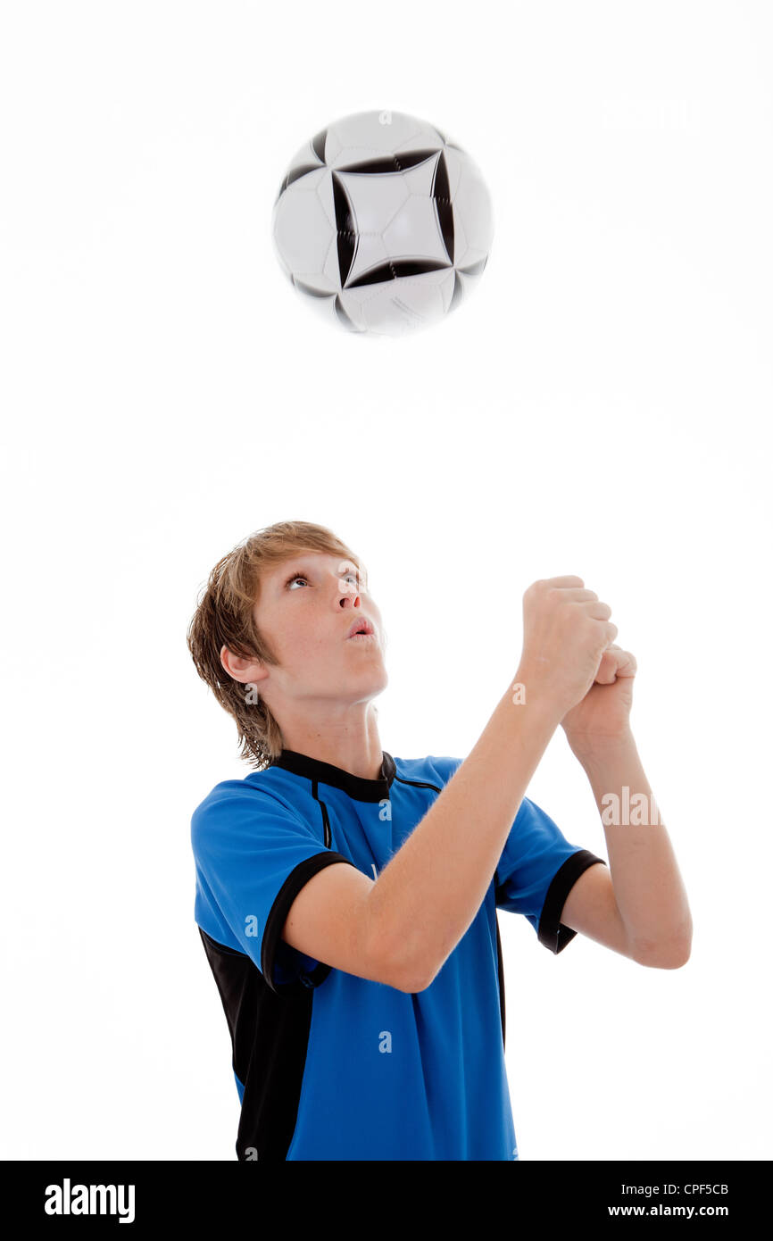 Teen boys soccer training hi-res stock photography and images - Alamy