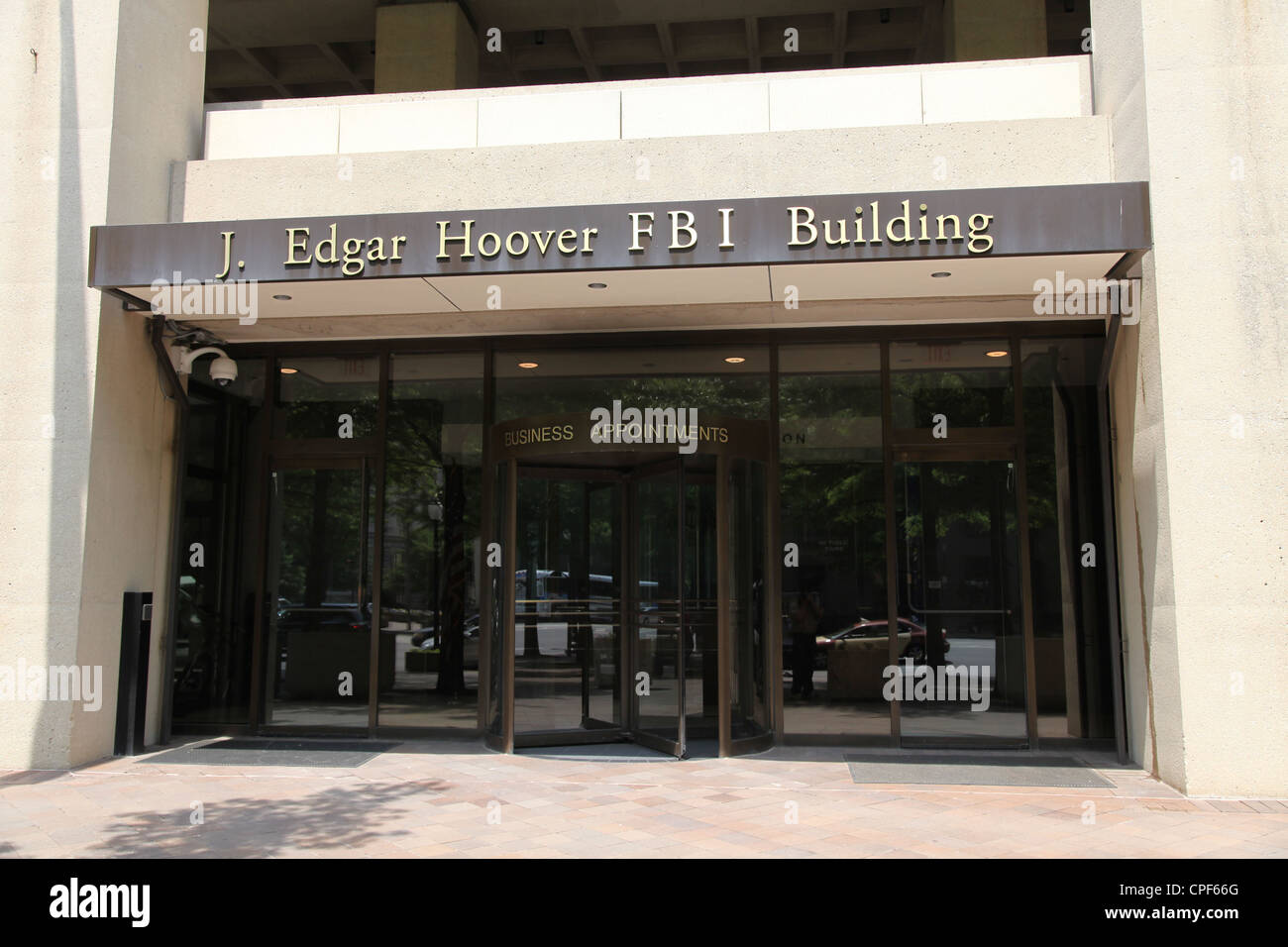 Entrance to J. Edgar Hoover FBI Building in Washington, D.C Stock Photo - Alamy
