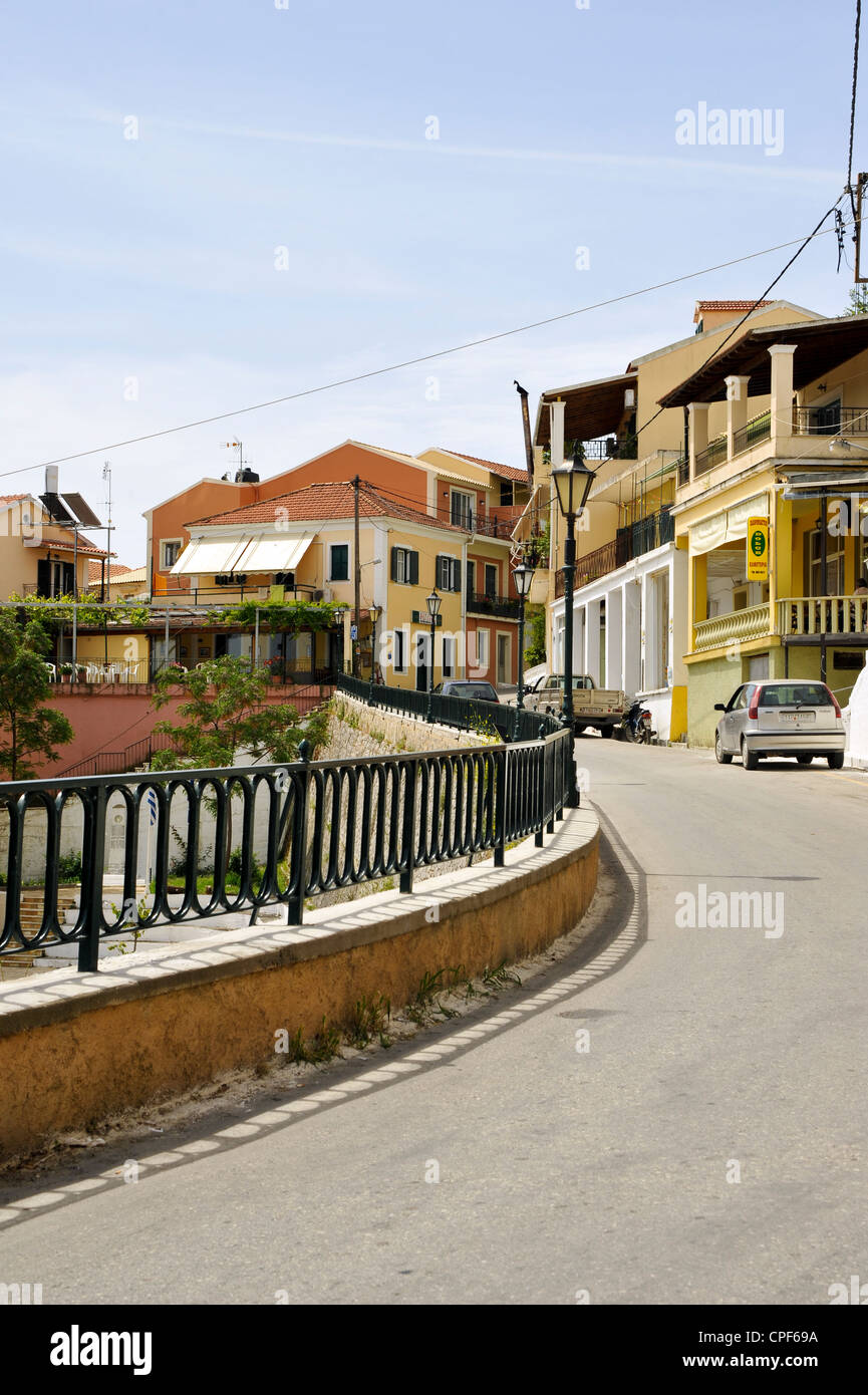Hill village Avliotes, Corfu Greece Stock Photo - Alamy