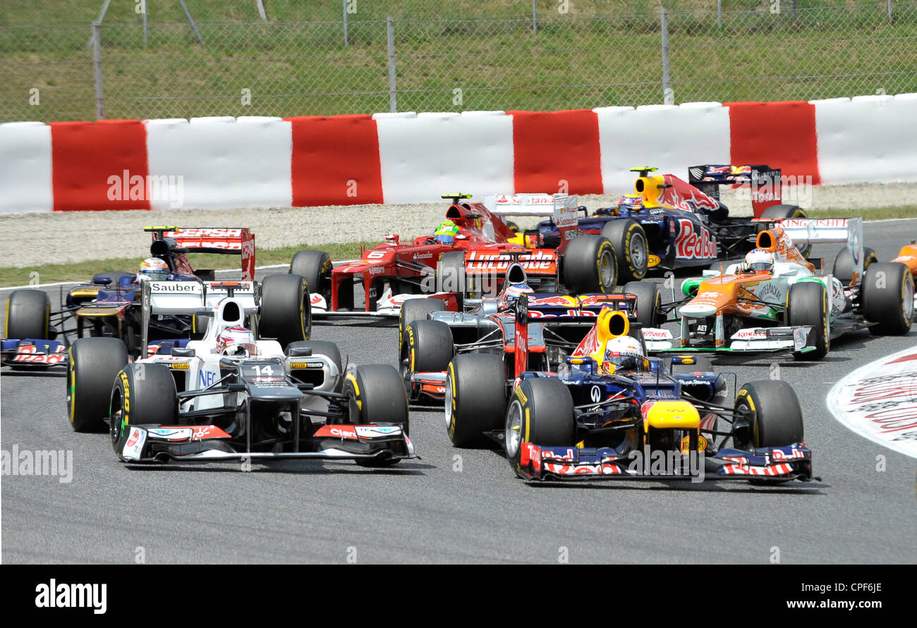 Seven race cars during formula hi-res stock photography and images - Alamy