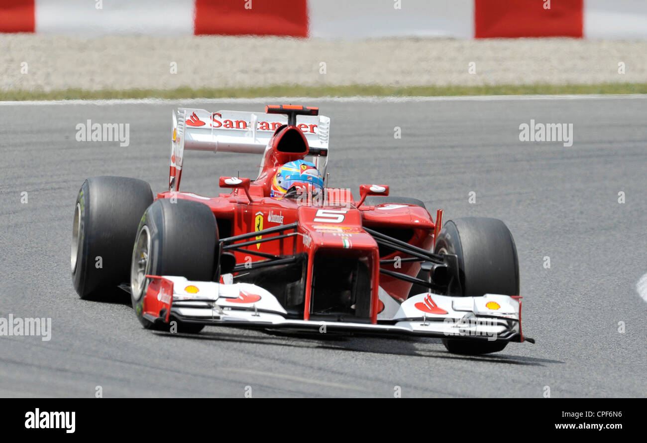 Fernando Alonso (ESP) im Ferrari F2012 during the Formula 1 Grand Prix ...