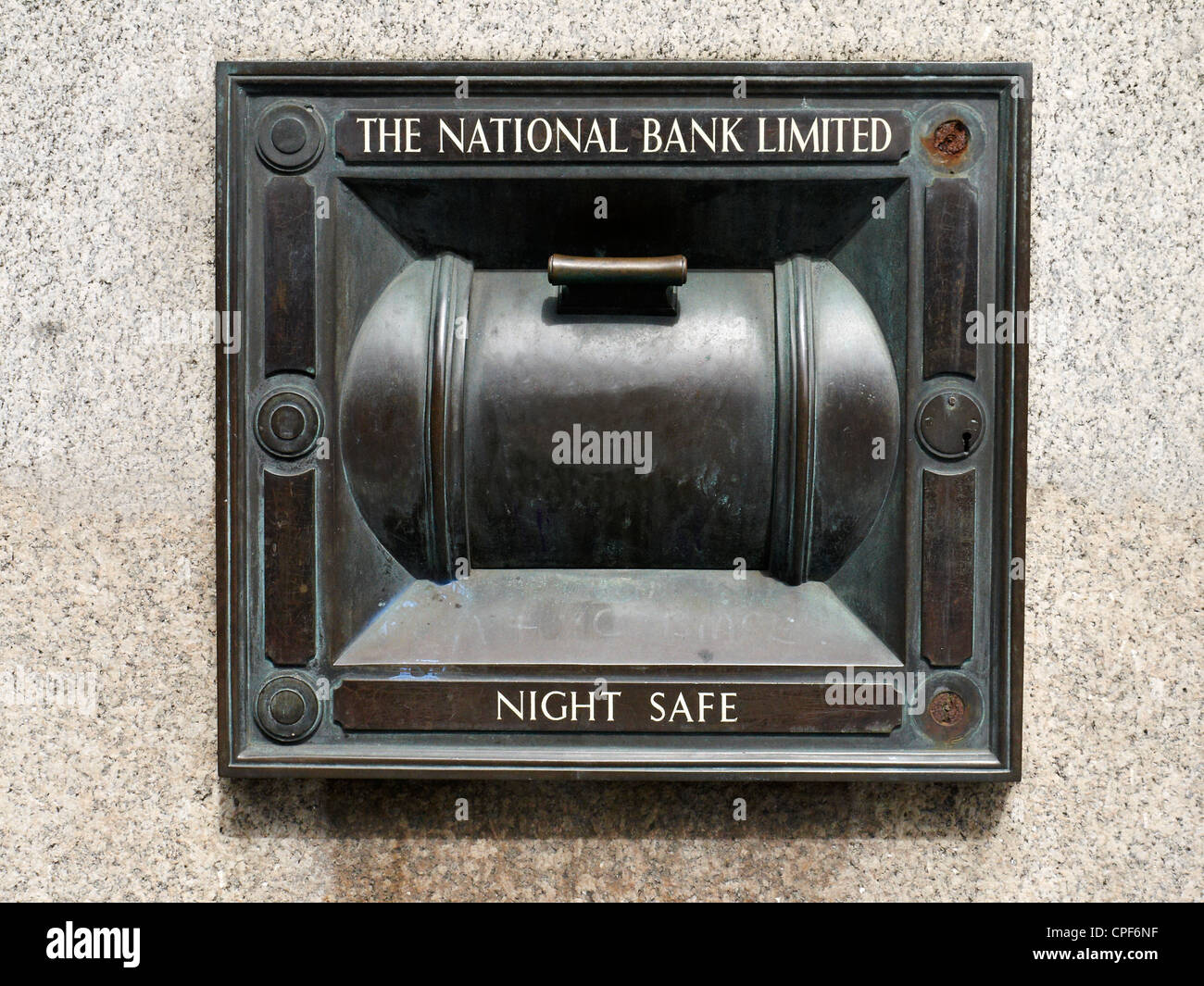 Bank wall night safe hi-res stock photography and images - Alamy