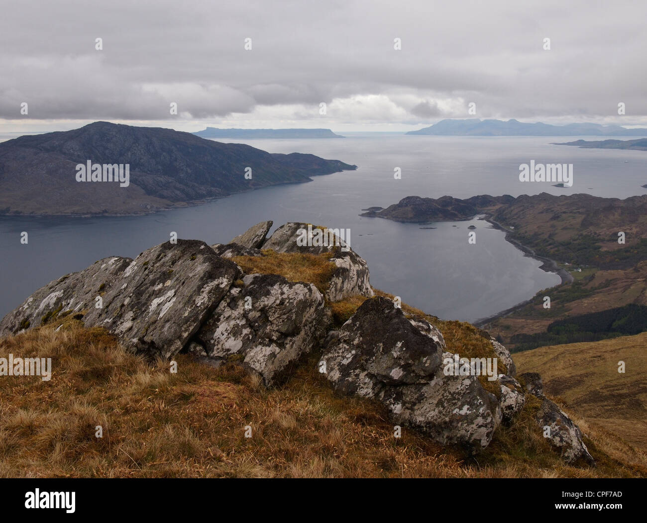 Loch Nevis from Sgurr Choire Choinnichean, Knoydart, Scotland Stock ...