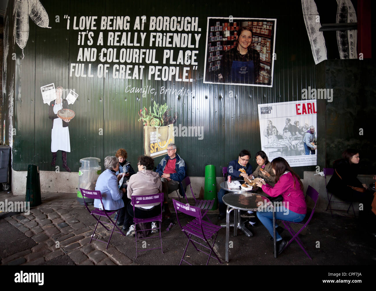 Coffee shop in Borough Market, London, England, UK Stock Photo - Alamy